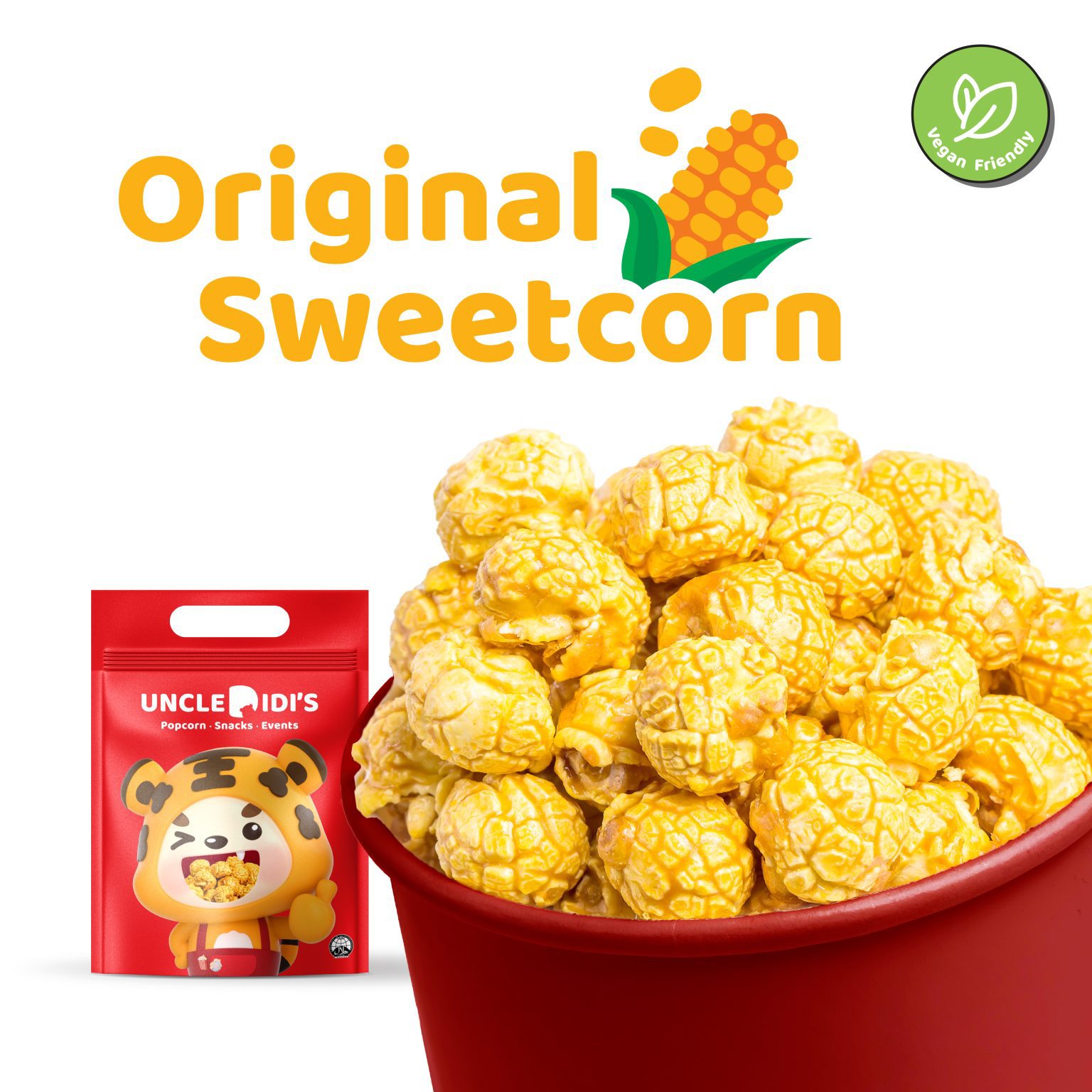 Original Sweetcorn Fresh Popcorn - Uncle Didi