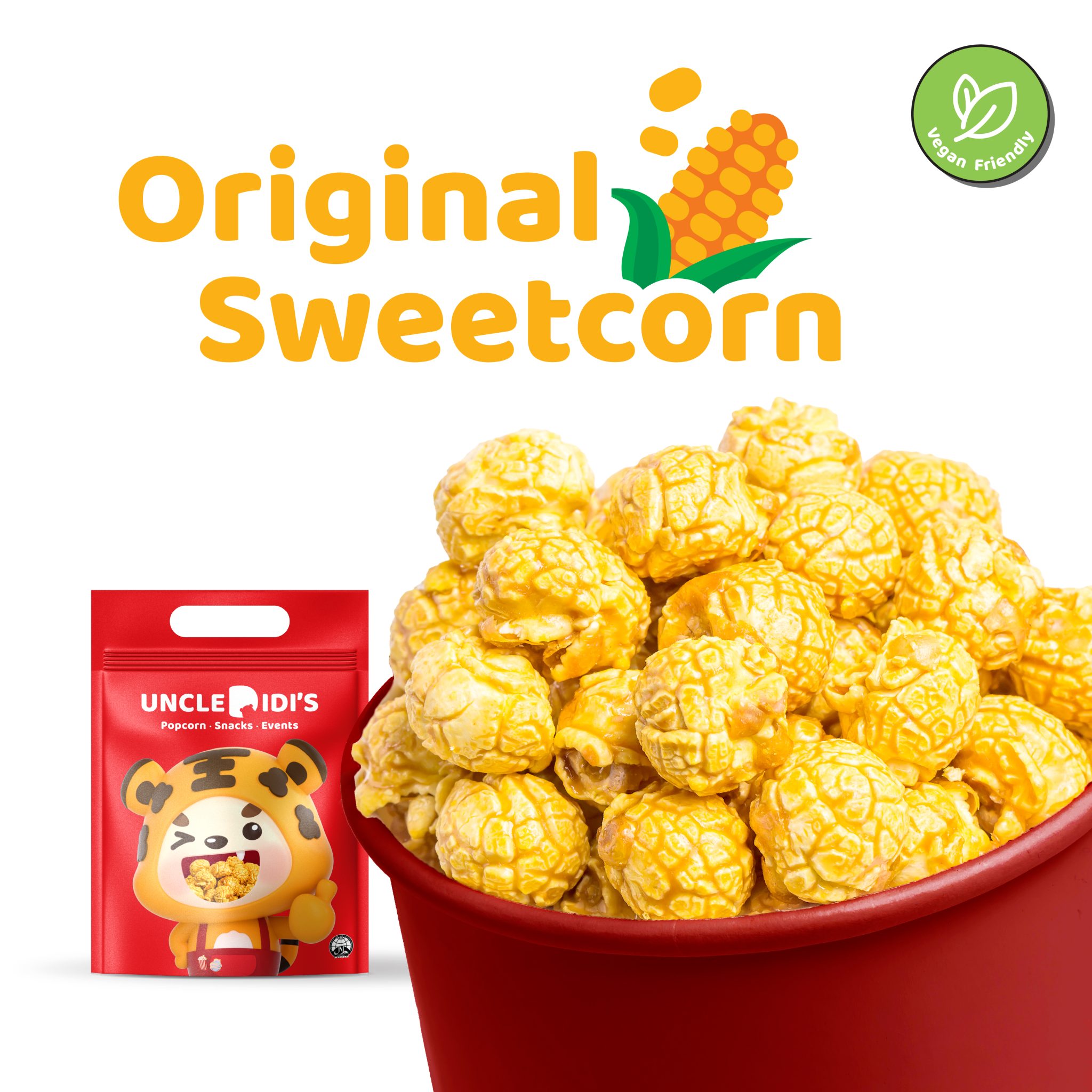 Original Sweetcorn Fresh Popcorn - Uncle Didi