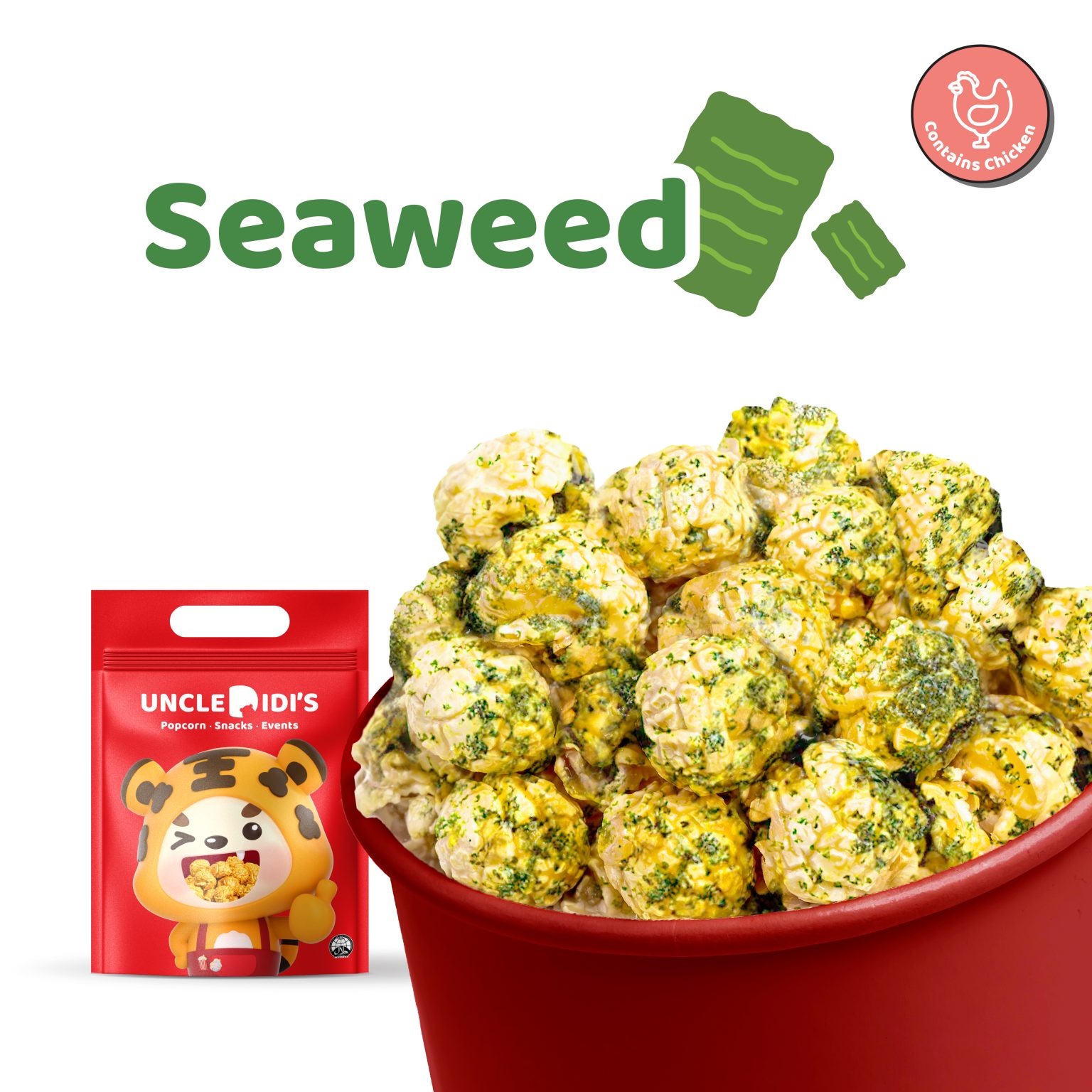 Seaweed Fresh Popcorn - Uncle Didi