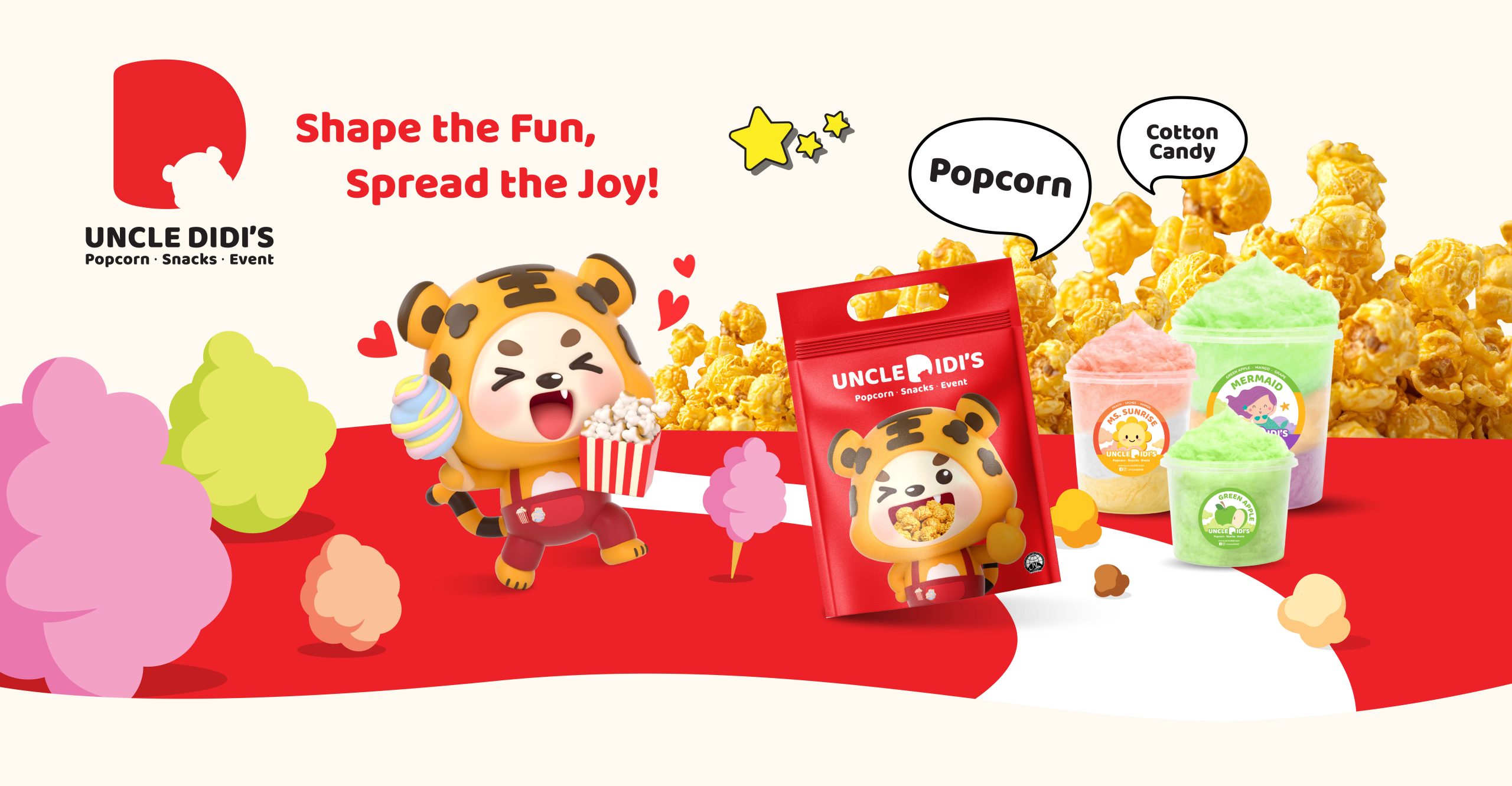 Best & Most Unique Popcorn in Singapore | Uncle DiDi's