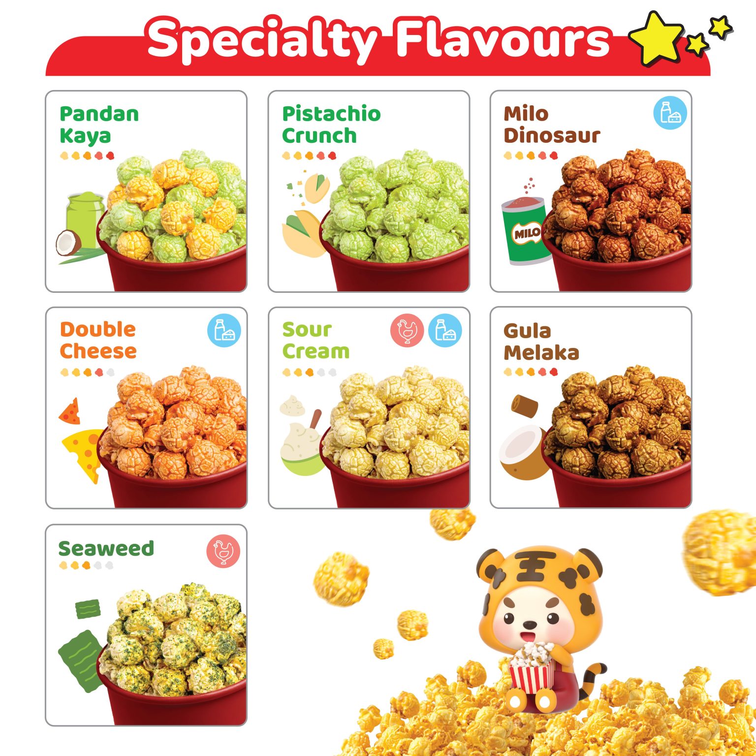 SEASONAL FLAVOUR - Tom Yum Popcorn - Uncle Didi